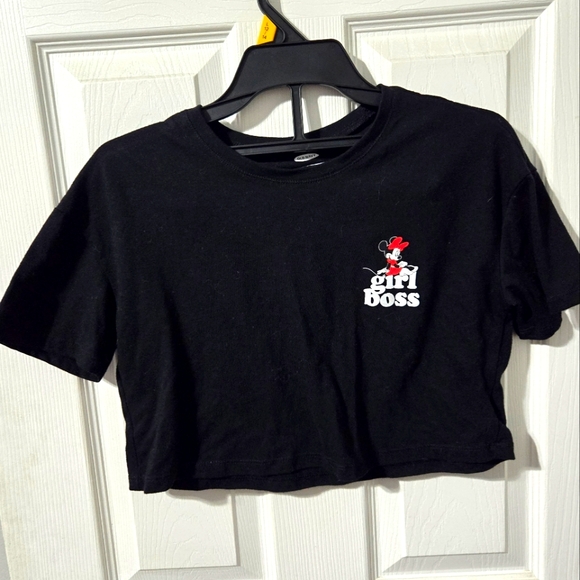 Disney | Tops | Minnie Mouse Girl Boss Crop Top | Poshmark